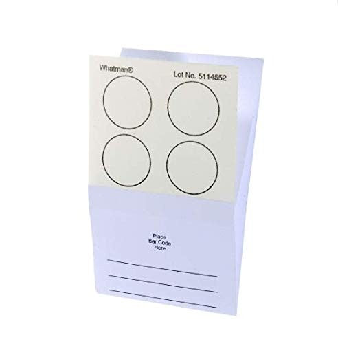 Whatman WB120305 FTA Classic Card, Non-Indicating, 4 Sample Areas Per ...